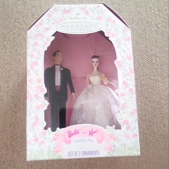 Hallmark | Party Supplies | Hallmark Barbie Ken Wedding Day Cake Topper ...